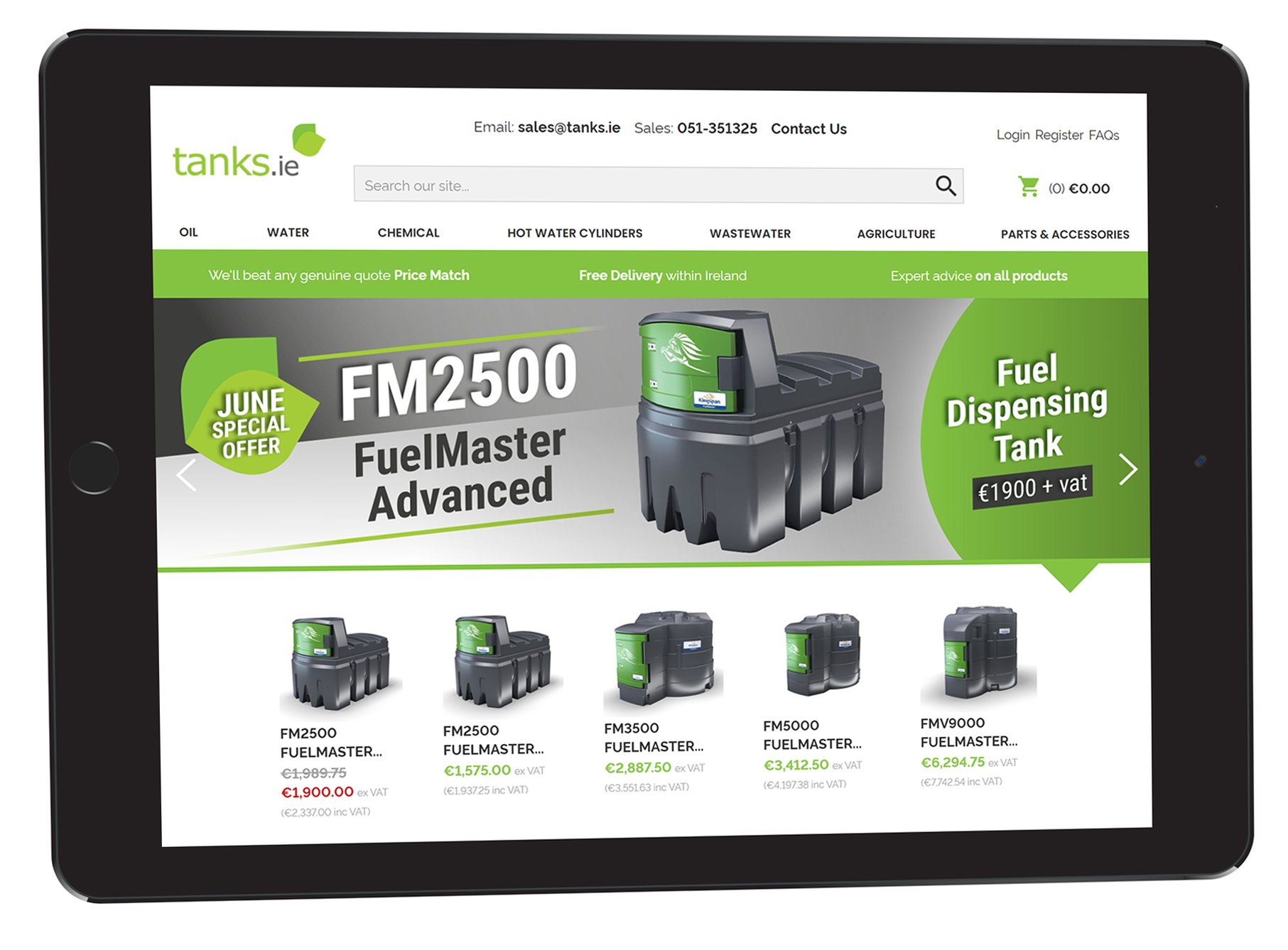 A new INTUS Trade website for Tanks.ie