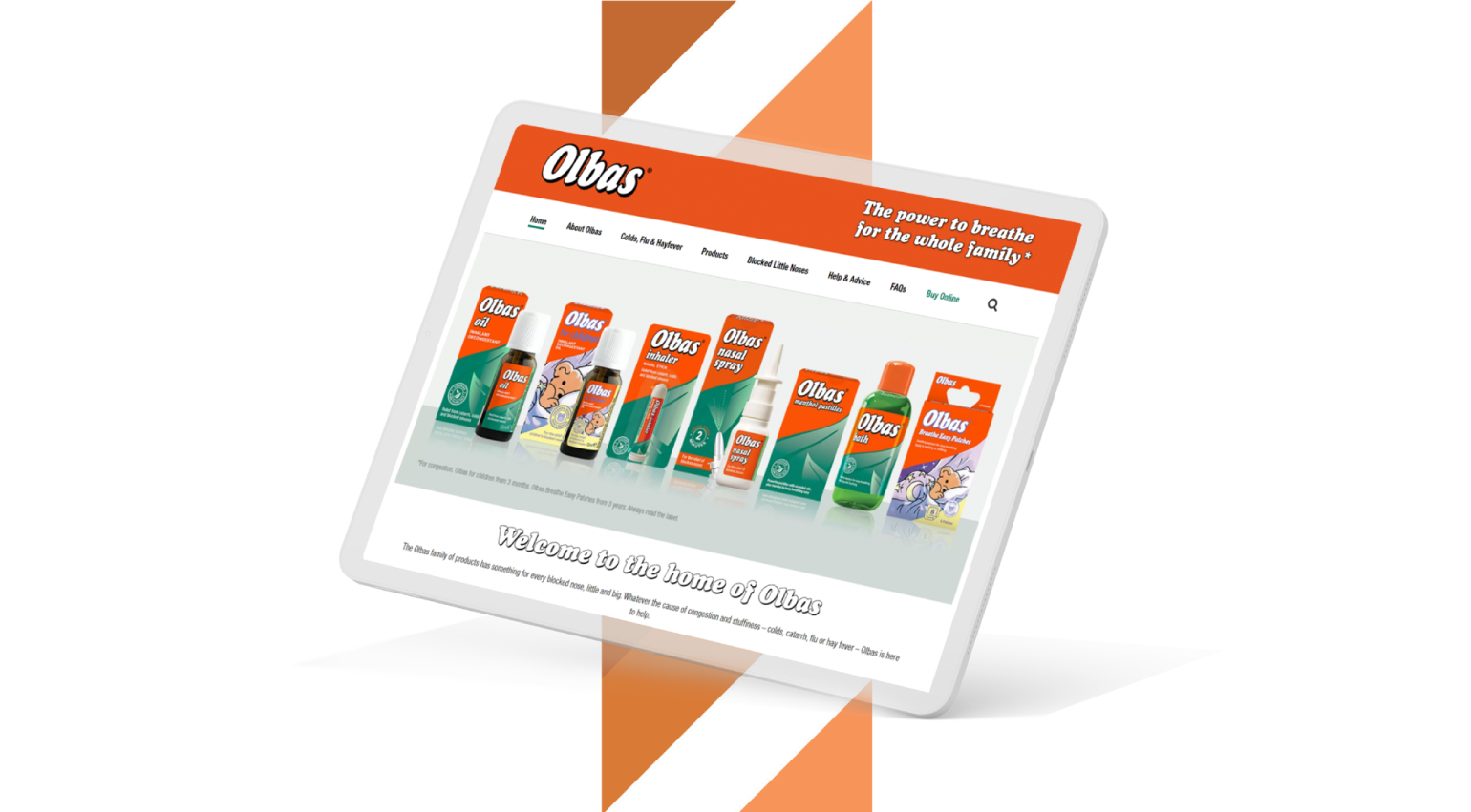 Site Launch - Olbas Oil - Iconography